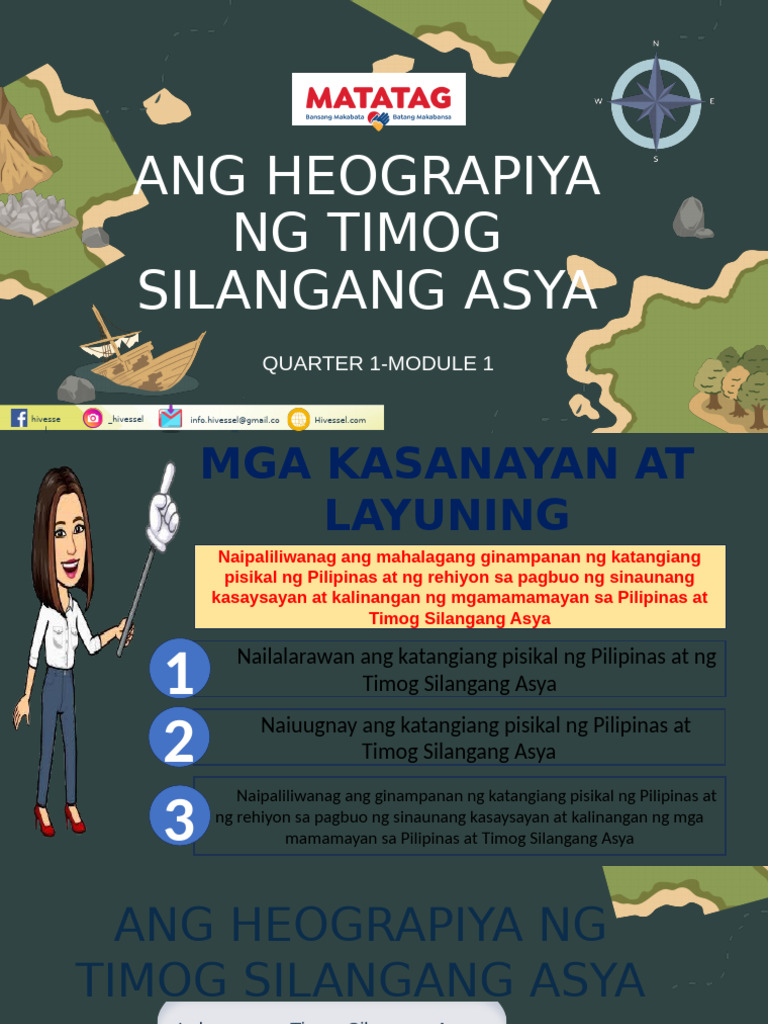 Module 1 Ang Heograpiya NG Timog Silangang Asya | PDF