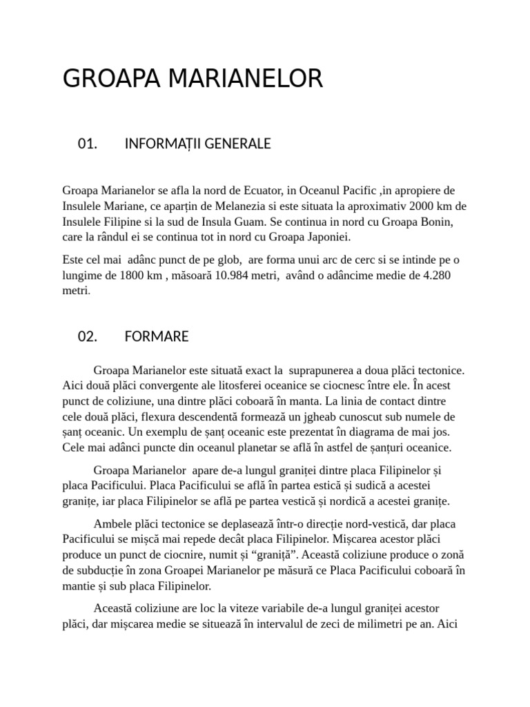 GROAPA MARIANELOR Info | PDF