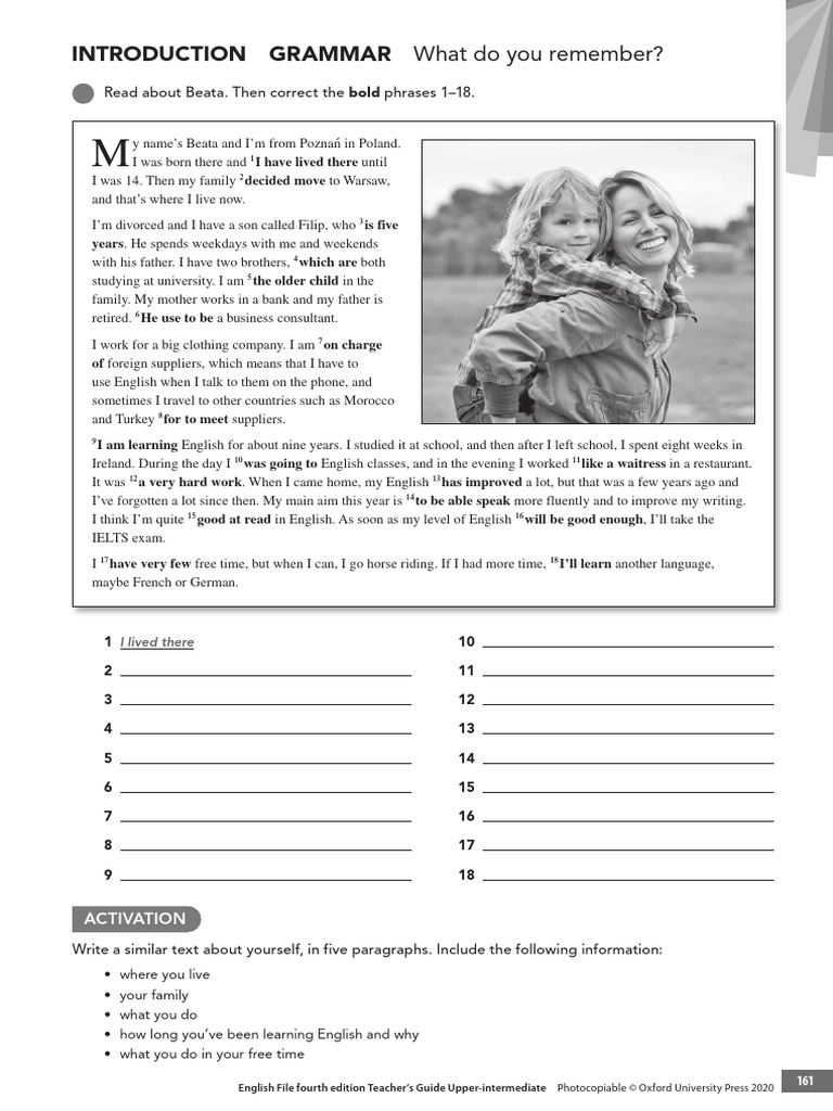 B2.1 Grammar | PDF