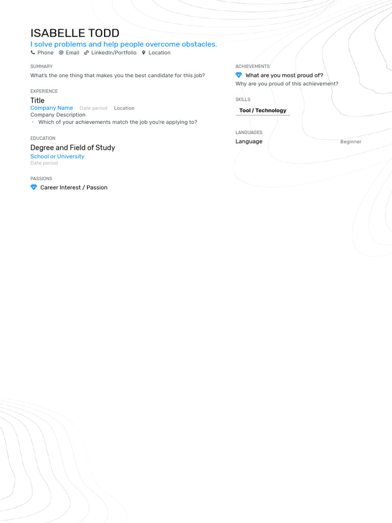 Isabelle Todd Resume | PDF