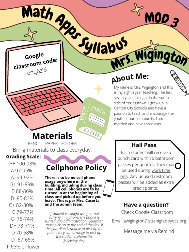 Math Apps Syllabus Mod 3 | PDF