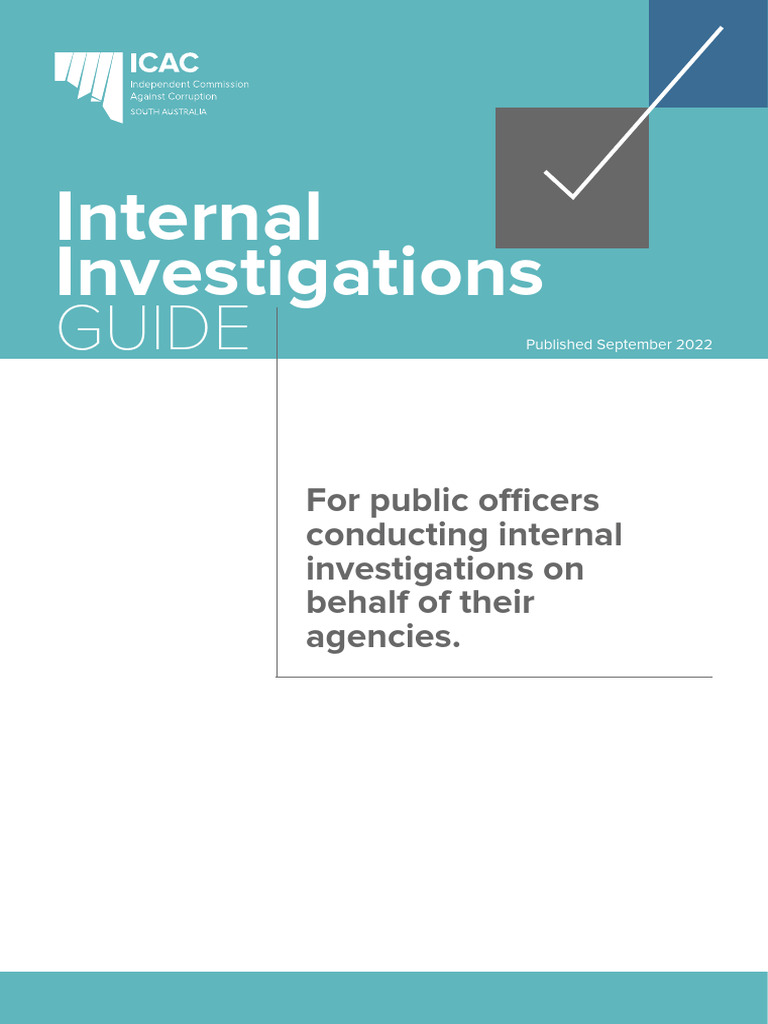 Internal Investigations Guide | PDF