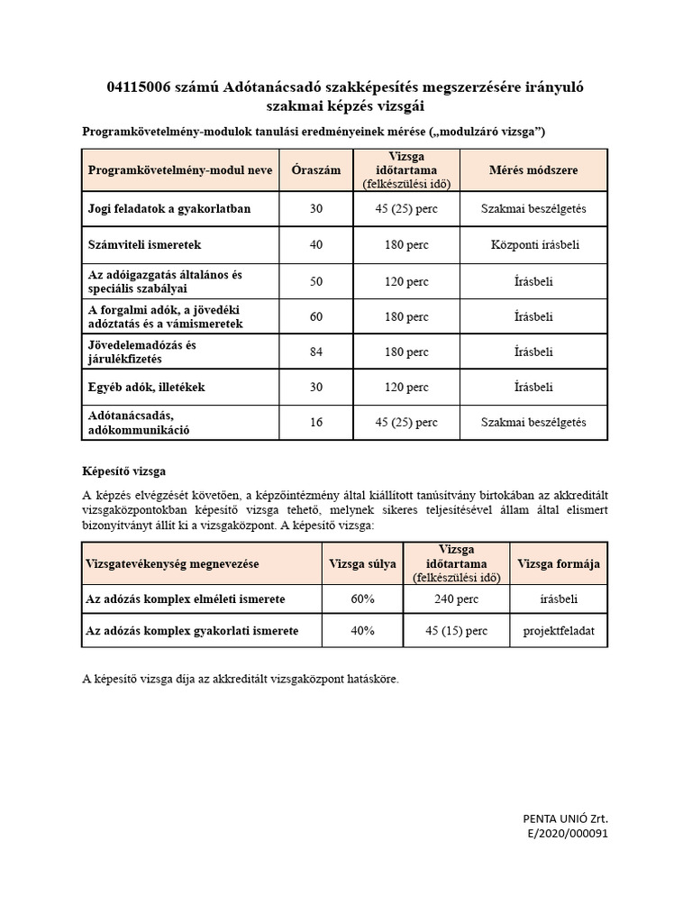 Adotanacsado Uj HKPK | PDF