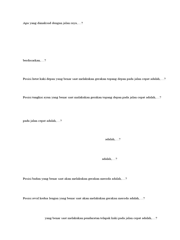 Soal Kelas Viii Abdu 1. | PDF