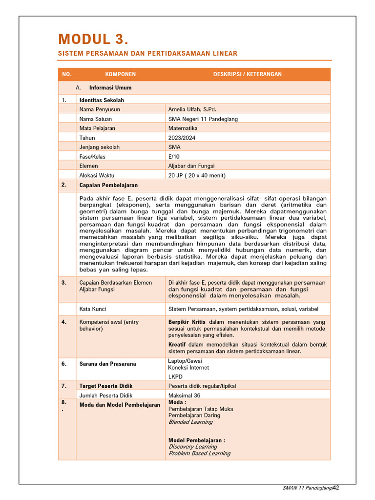 Modul 3 - SPLTV Dan SPTLDV | PDF
