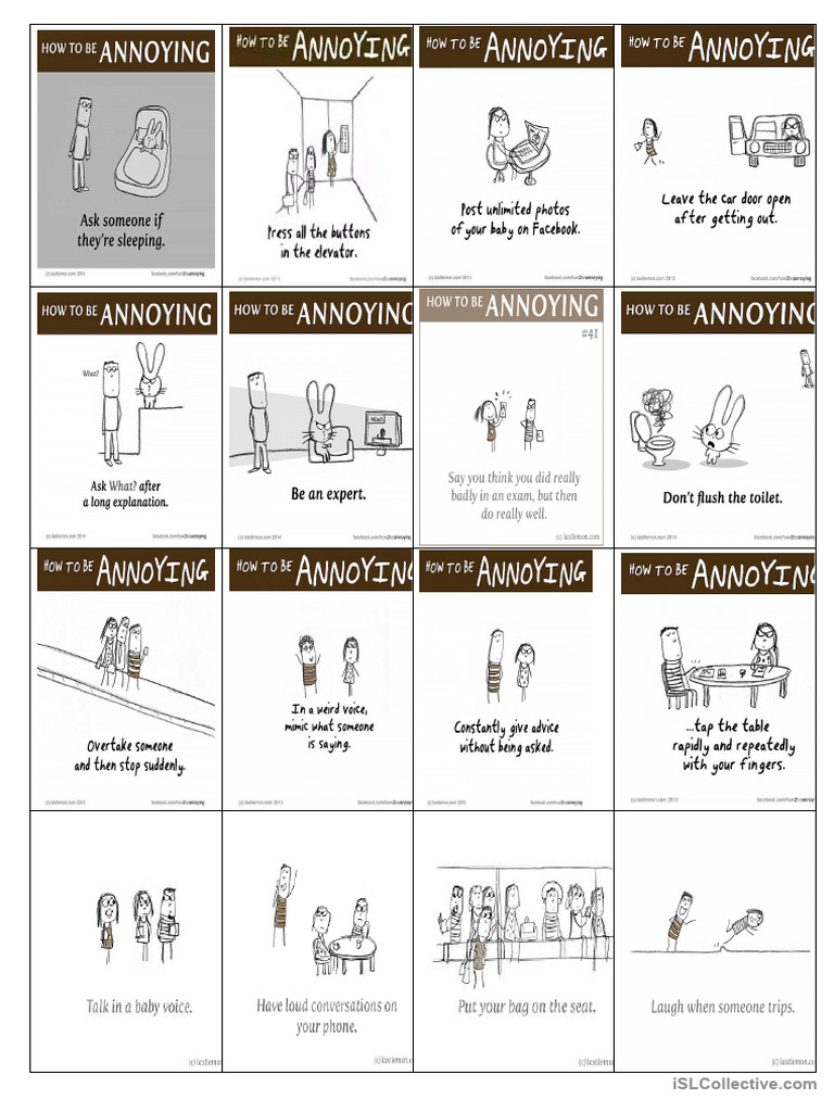 How To Be Annoying | PDF