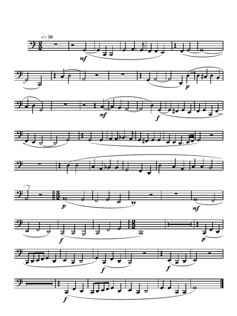 Locus Iste For Brass Quintet Gabrieli | PDF | Brass Instruments | Music ...