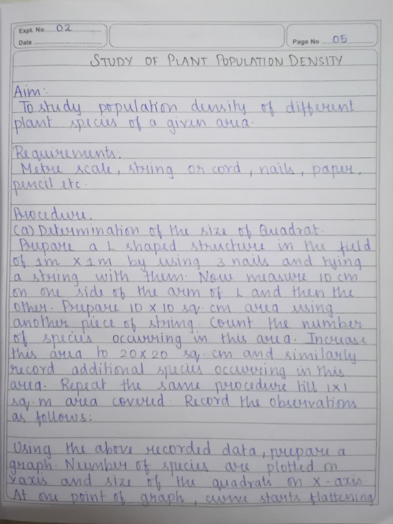 Biology Experiment 2 | PDF