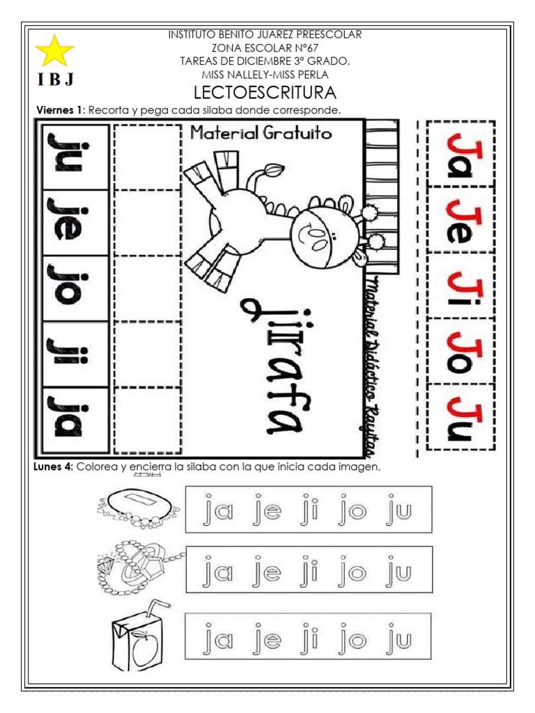 Tareas Diciembre 3ero 2023 | PDF