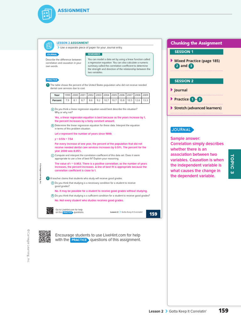 Algebra Lesson 2 Homework Key | PDF