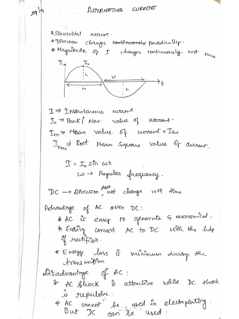 Alternating Current | PDF