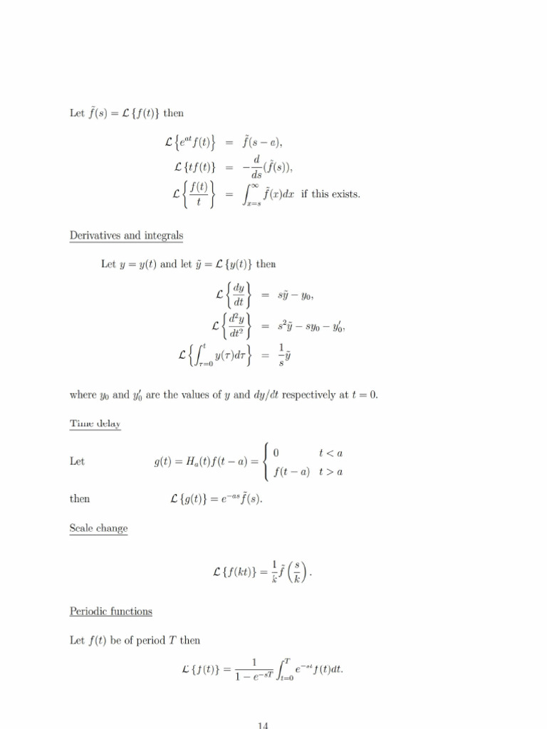 Laplace Transforms - 2 | PDF