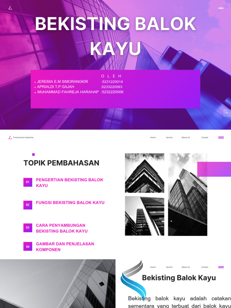 Bekisting Balok Kayu | PDF