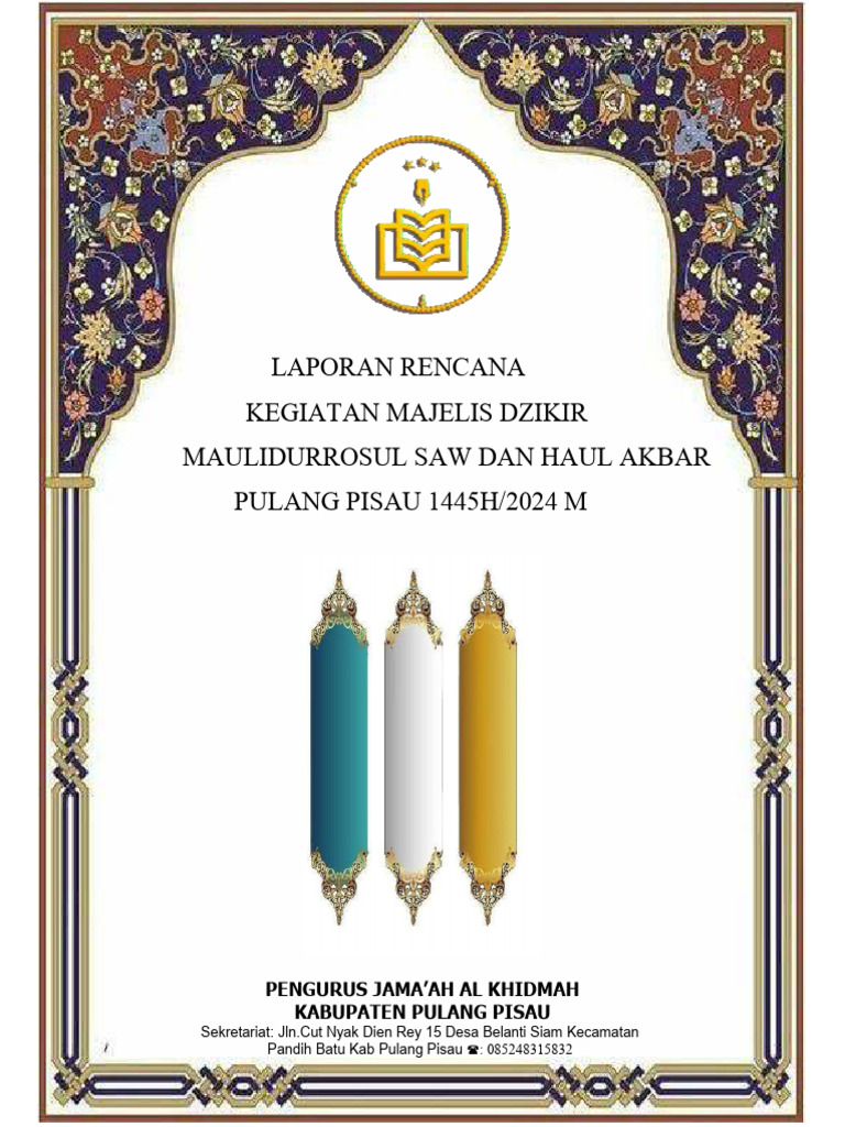 Rencana Haul Akbar Pulang Pisau 2024 | PDF | Abrahamic Religions