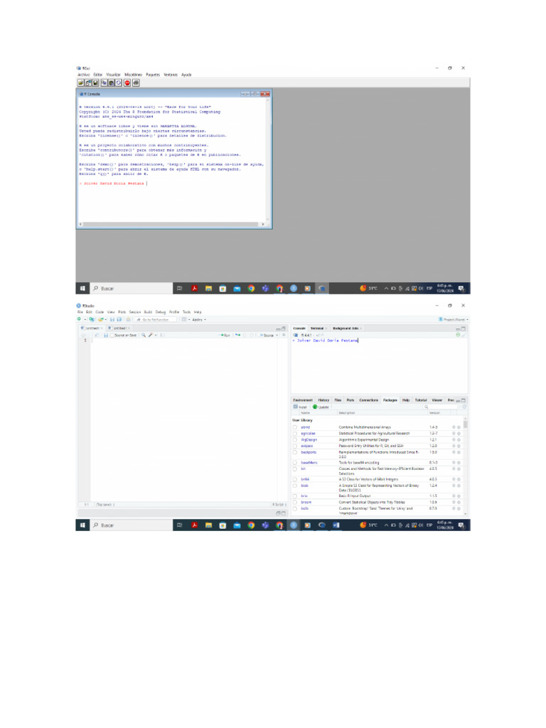 R Estudio y R | PDF