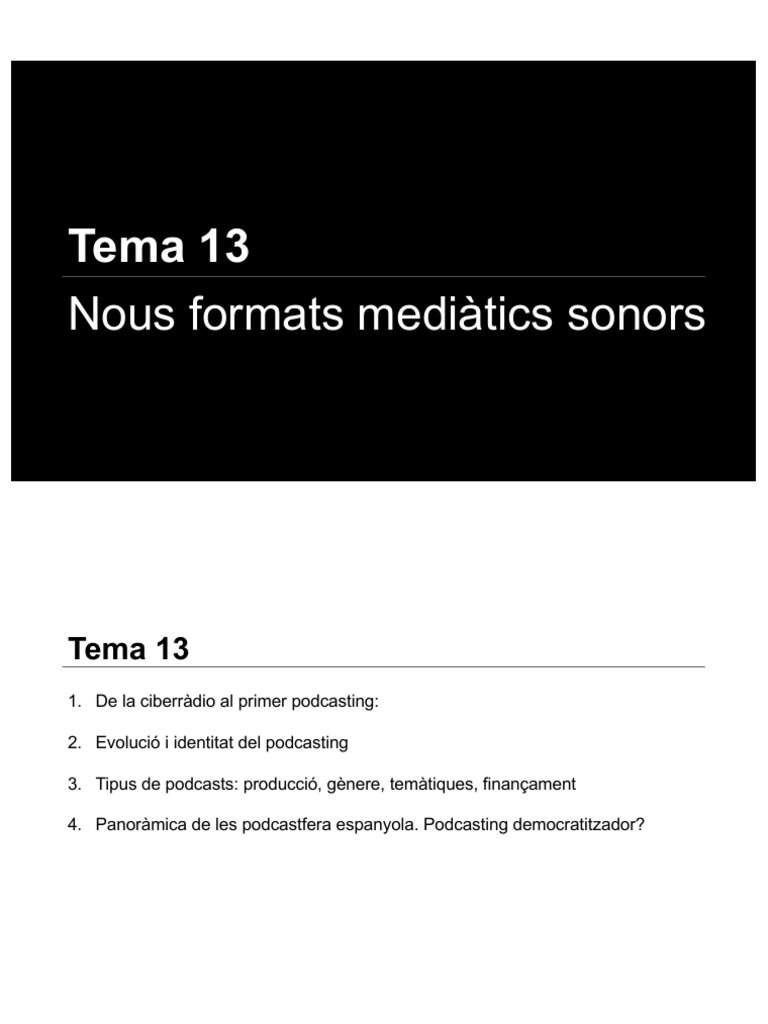 Tema 13 Val | PDF