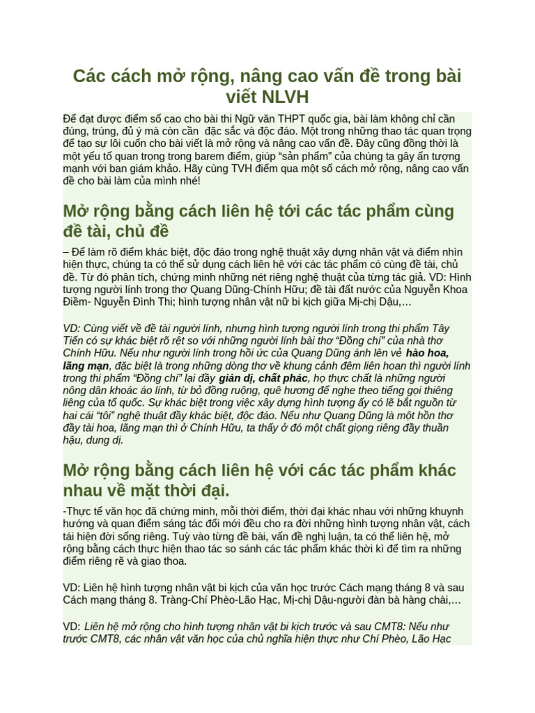 Các Cách M R NG | PDF