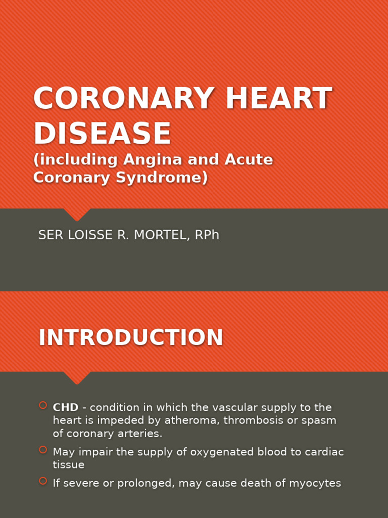 (CL) 7 CHD and ACS Spectrum | PDF