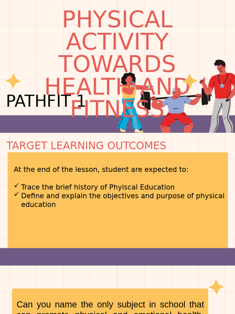 Pathfit Lesson 1 | PDF