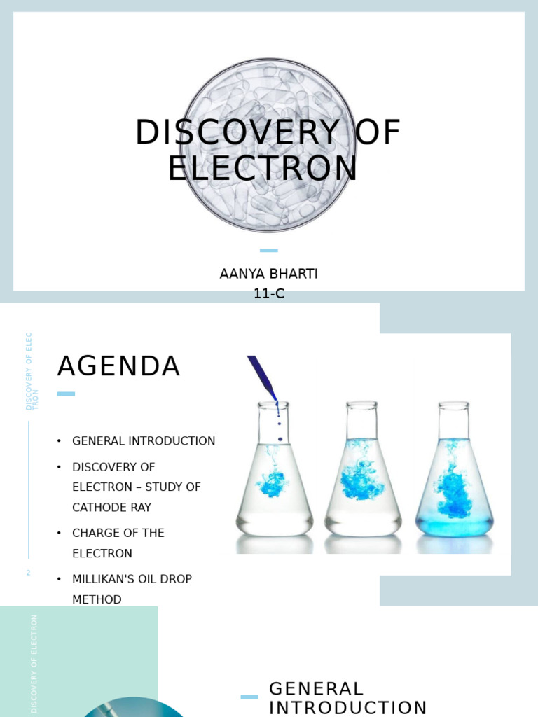 Discovery of Electron | PDF