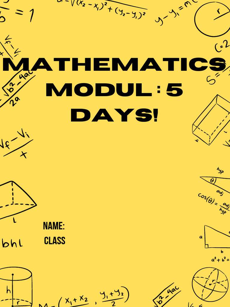 Modul Homework Mathematics | PDF
