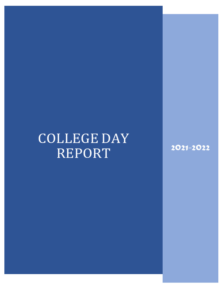 College Day Final Report 2021 2022 | PDF