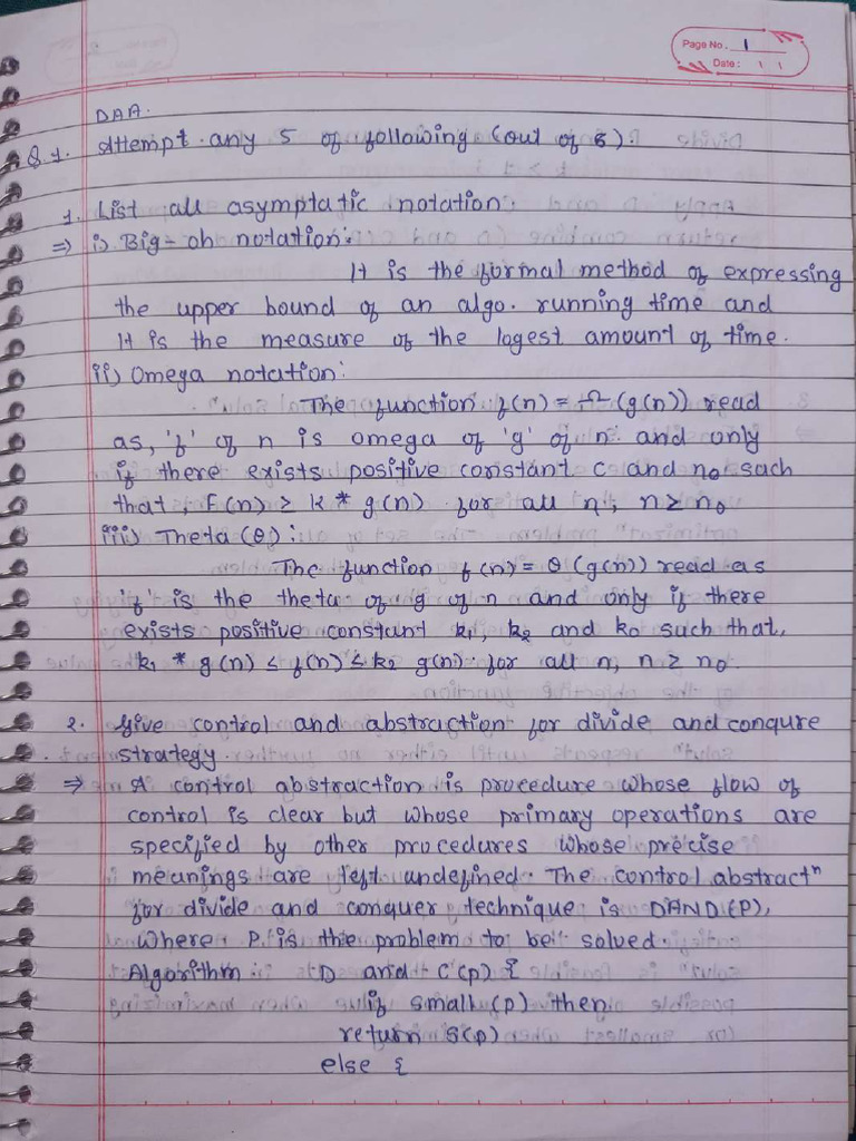 Daa Question - Bank - Compressed | PDF