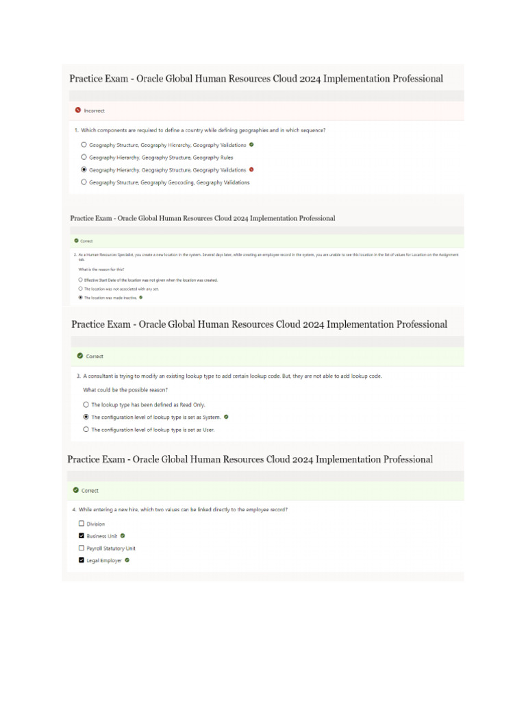 Oracle 2024 Practice Exam | PDF