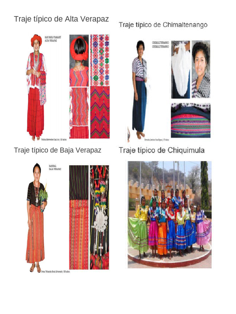 Traje Típico de Alta Verapaz | PDF