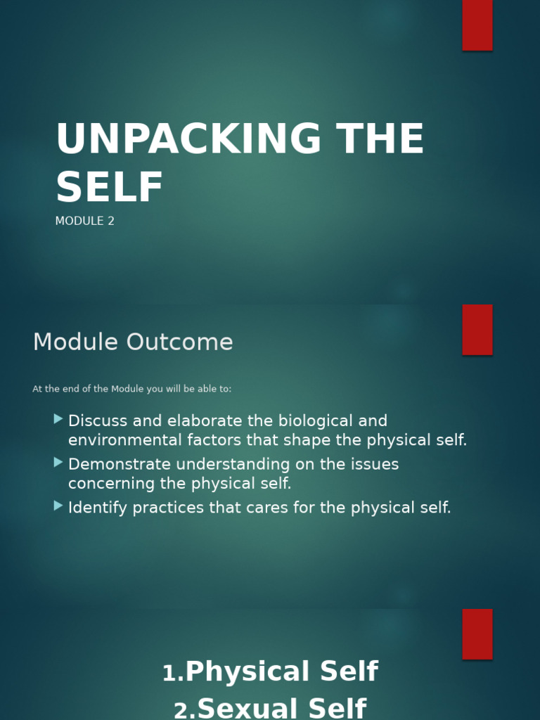Unpacking The Self | PDF