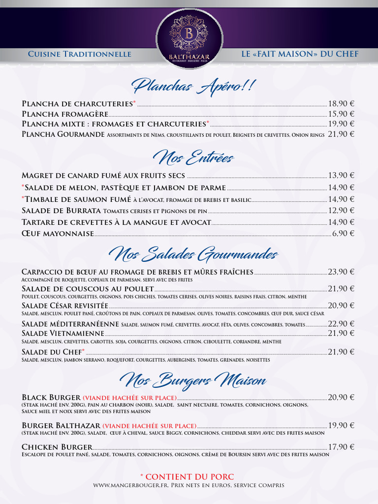 Menu Printemps Ete | PDF