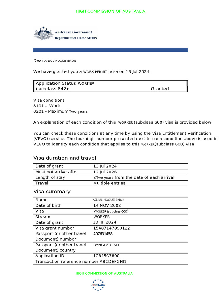 Emon WORK PERMITE | PDF