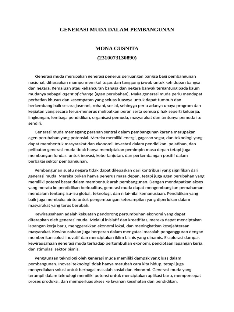 Tugas KWN Mona Gusnita | PDF