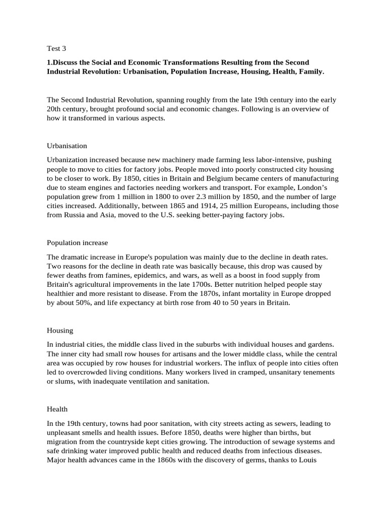 Test 3 Essays 2nd Draft | PDF