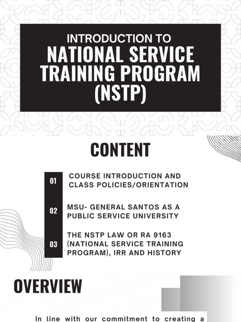 Introduction - To - NSTP | PDF