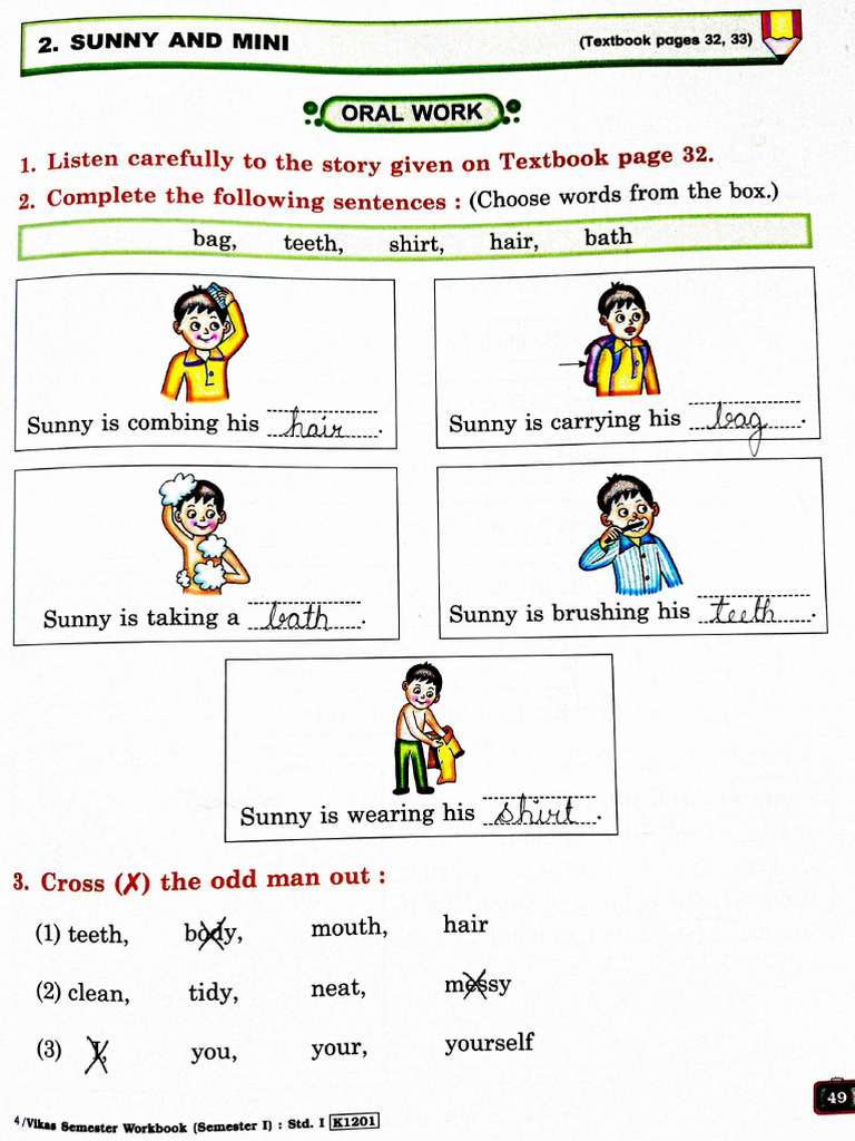 1st English Lesson 4.2 | PDF