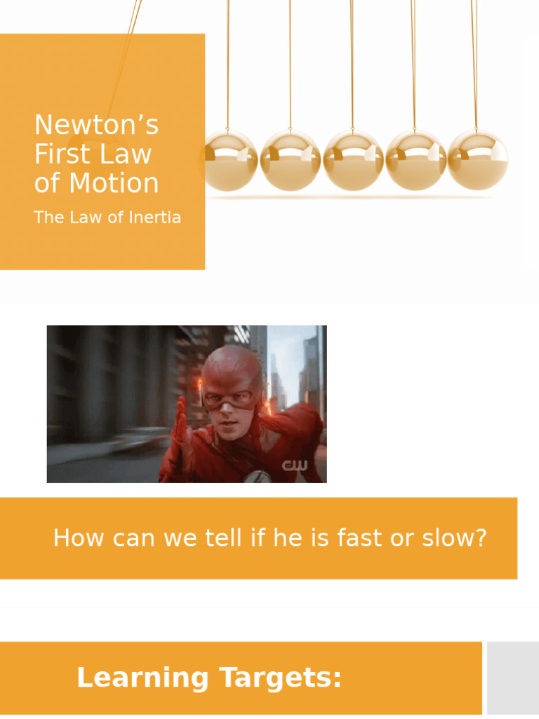 Newton's First Law of Motion | PDF