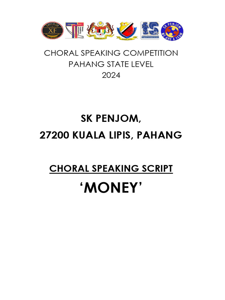 SK Penjom Choral Speaking Script | PDF