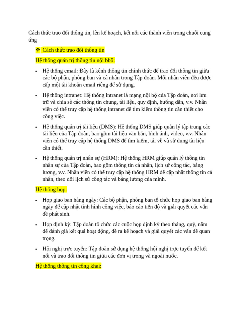 Cách TH C Trao Đ I Thông Tin | PDF