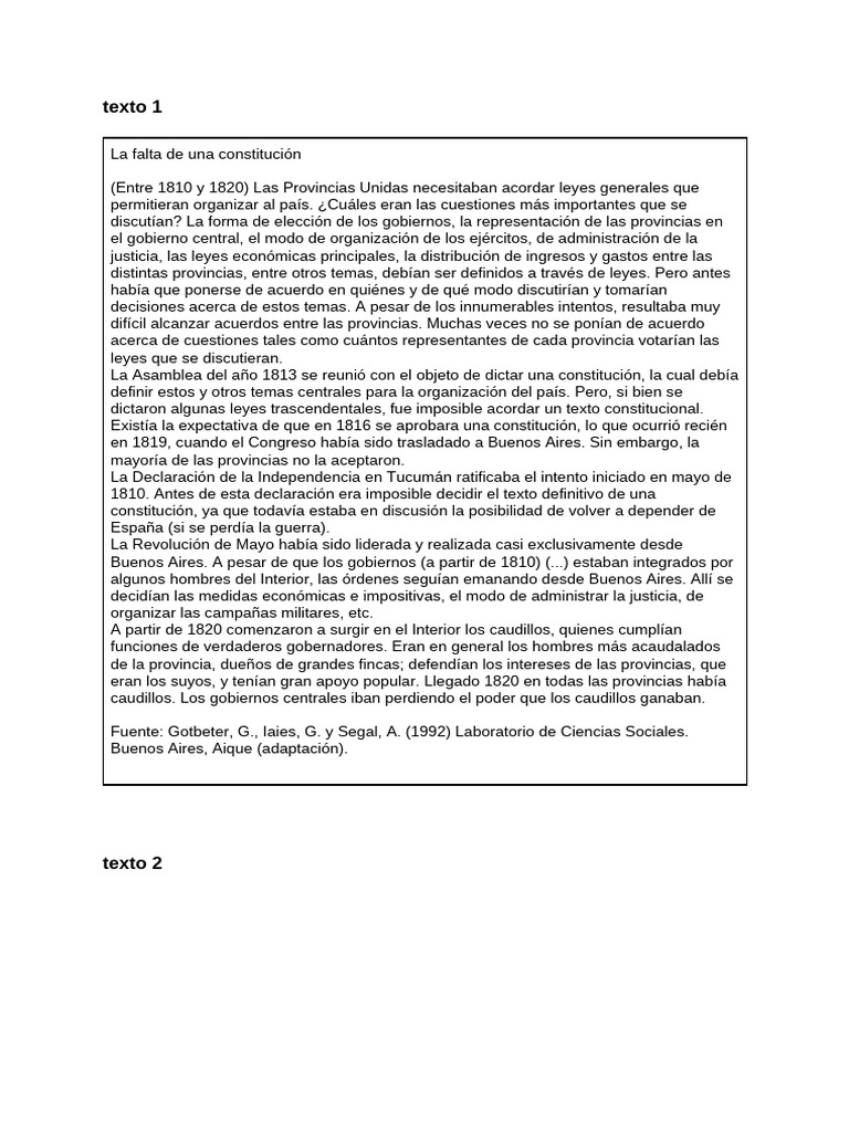 Textos de Sociales | PDF