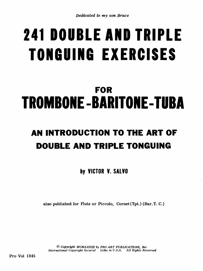 241 Double Triple Exercises | PDF