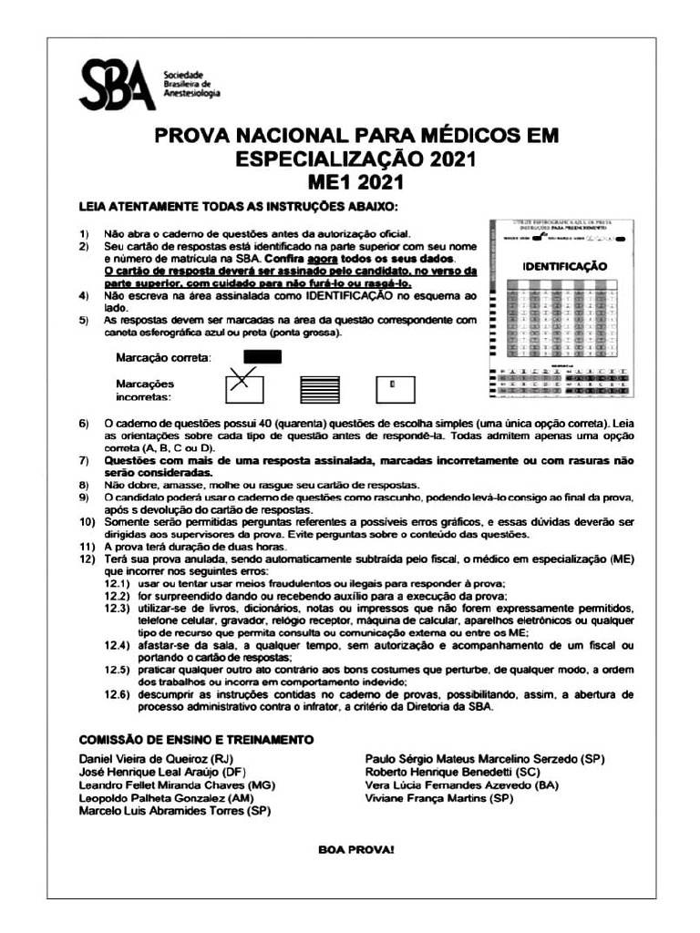 Prova ME1 2021 | PDF