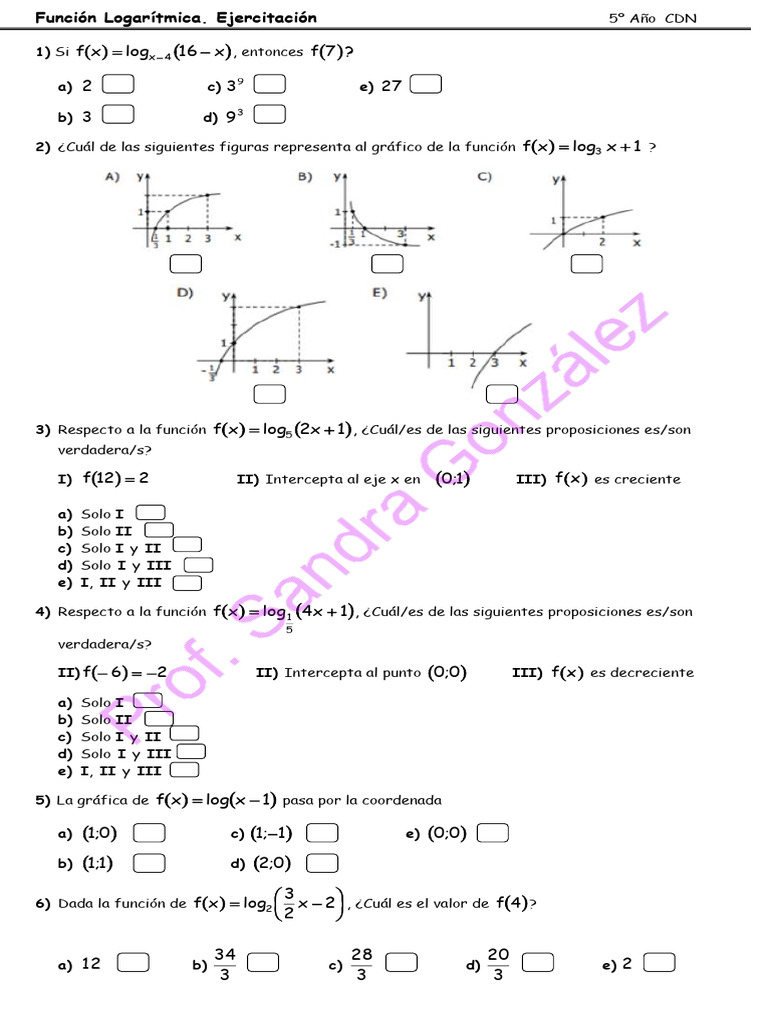 Func. Log. Ejercitacin | PDF