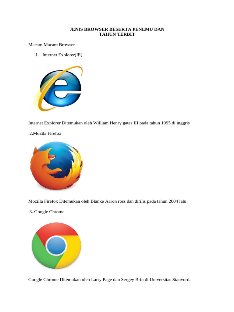 30 Jenis Browser | PDF