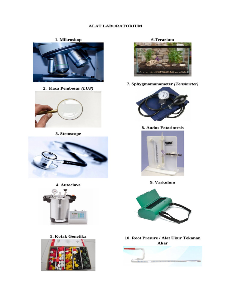 26 Alat Alat Laboratorium | PDF