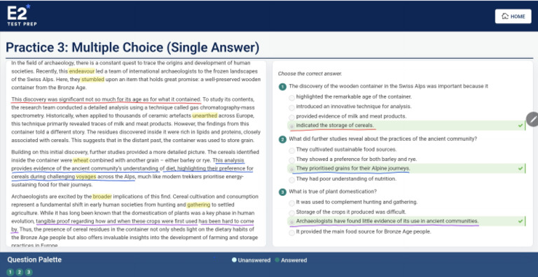 Practice 3 Multiple Choice (Single Answer) | PDF
