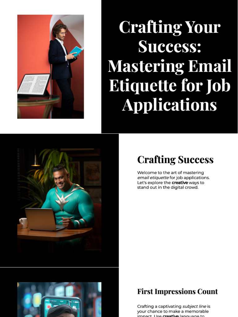 Email-etiquette-for-job-applications-Mastering Success | PDF