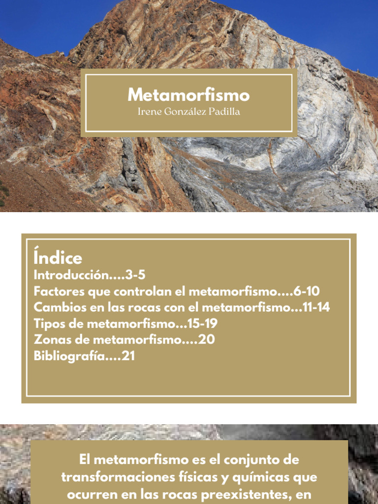 Metamorfismo | PDF
