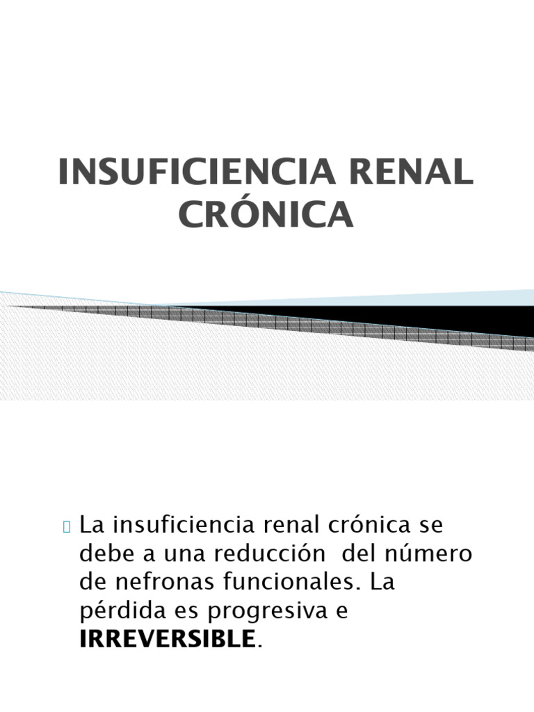 Insuficiencia Renal Cr-Nica | PDF