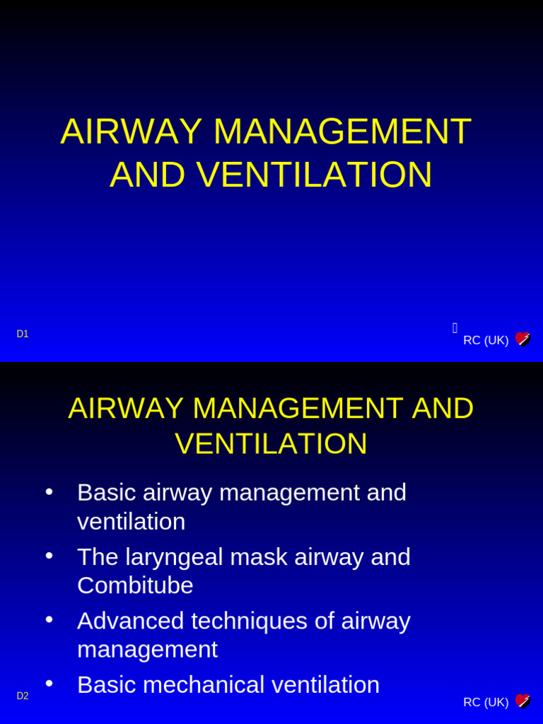 Airway Management 35 MM | PDF